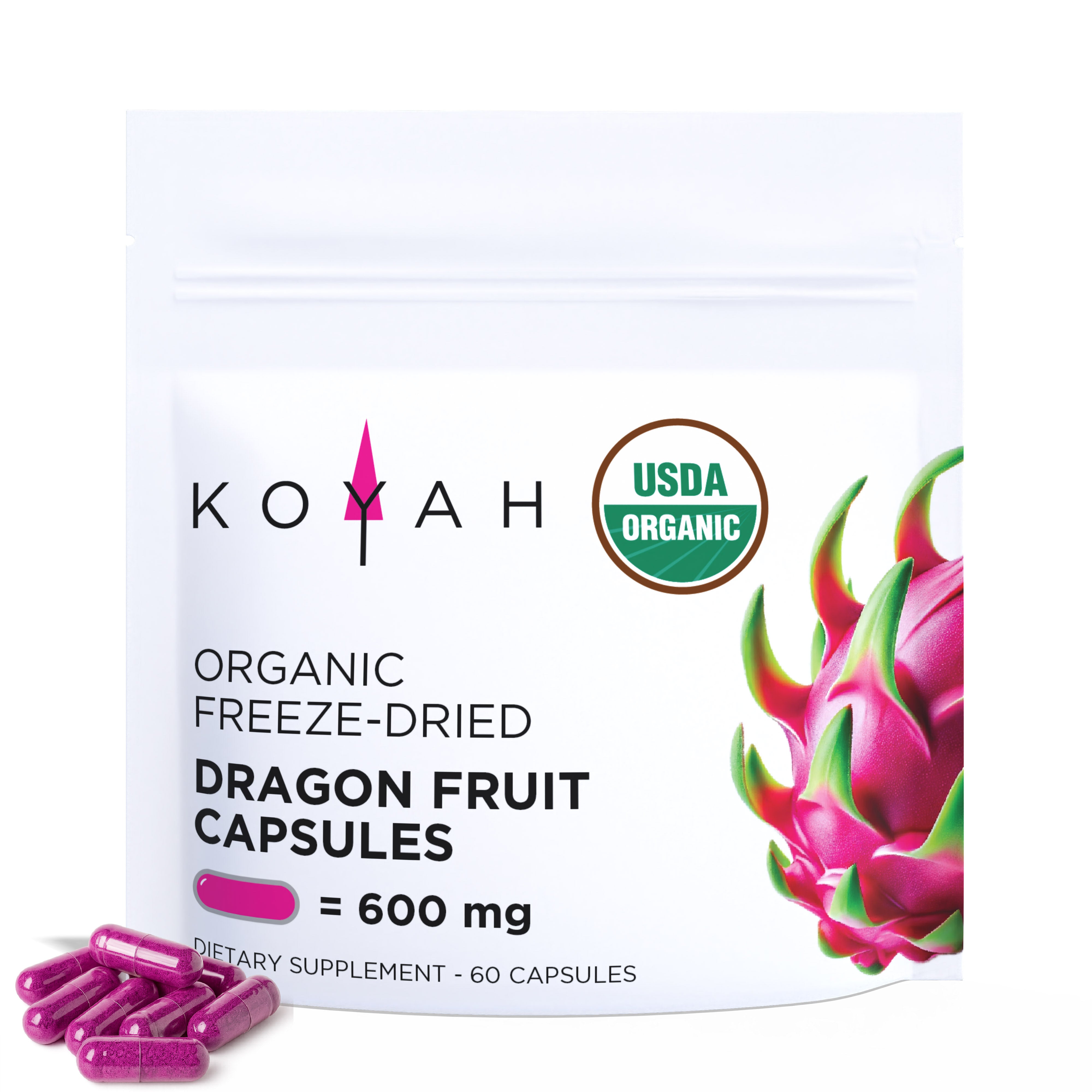 Organic Dragon Fruit Capsules – KOYAH