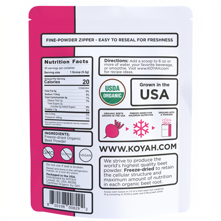 KOYAH: Simple, Whole-Food, Plant-Based, Organic Powders
