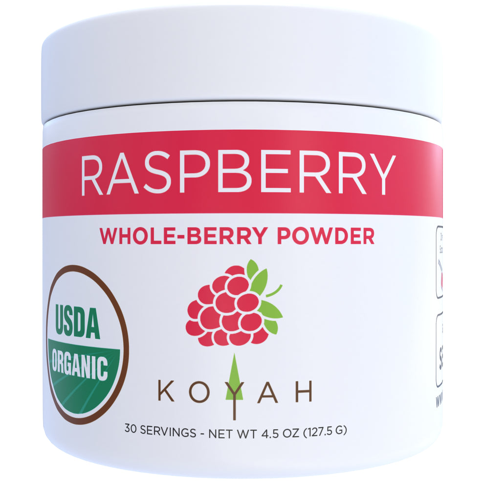 Organic Raspberry Powder - Grown in Serbia & Freeze-Dried – KOYAH